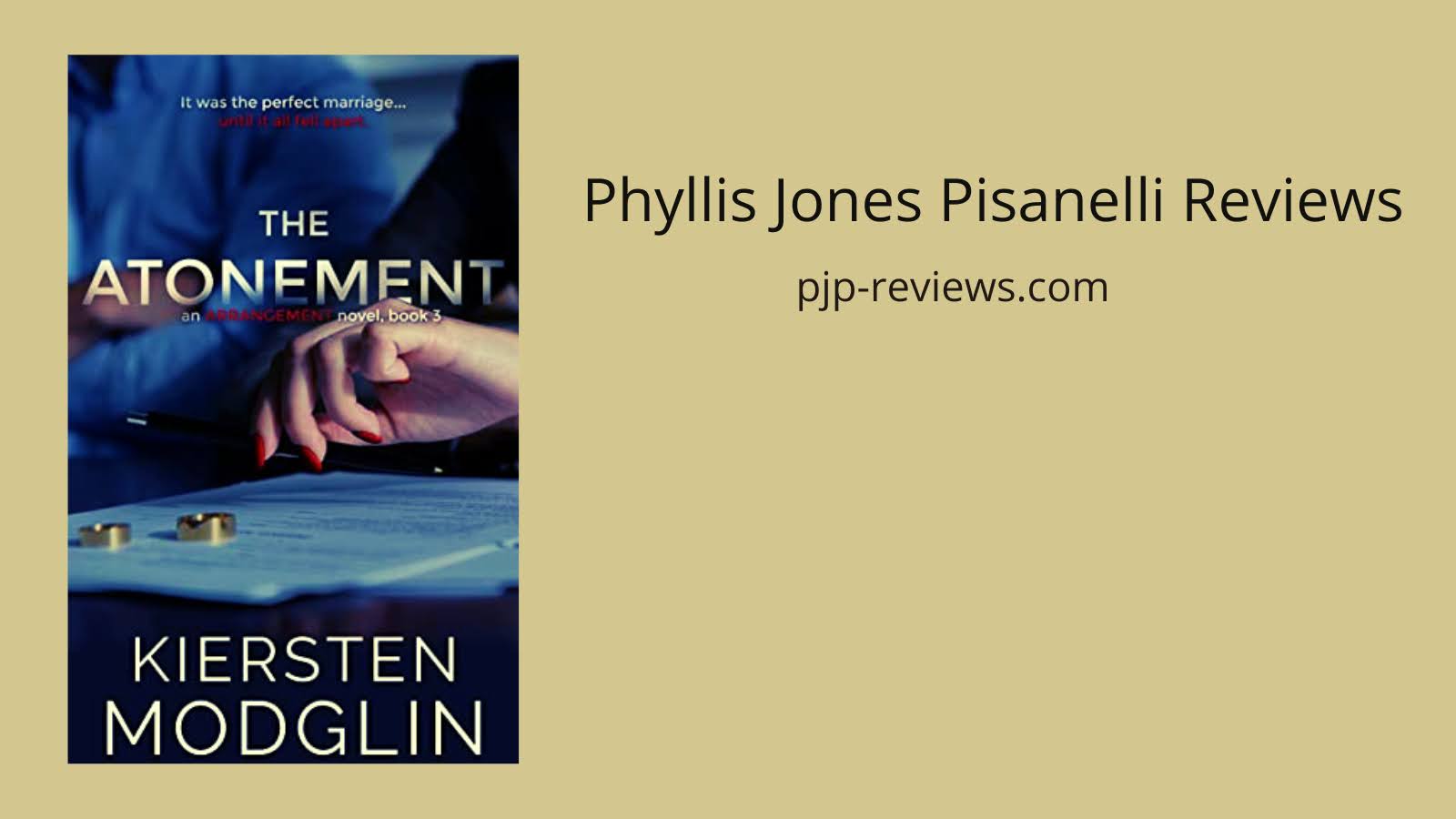 The Atonement by Kiersten Modglin ~ 5⭐ | Phyllis Jones Pisanelli Reviews